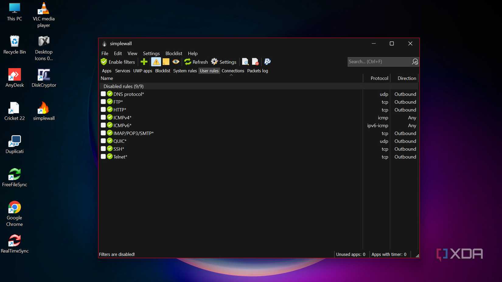 Simplewall is the Windows Firewall tuning tool everyone needs