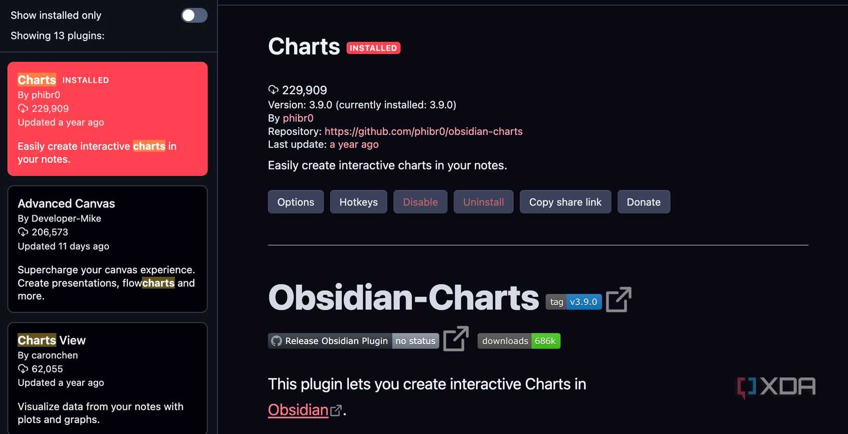 Here's how I insert interactive charts in my Obsidian pages