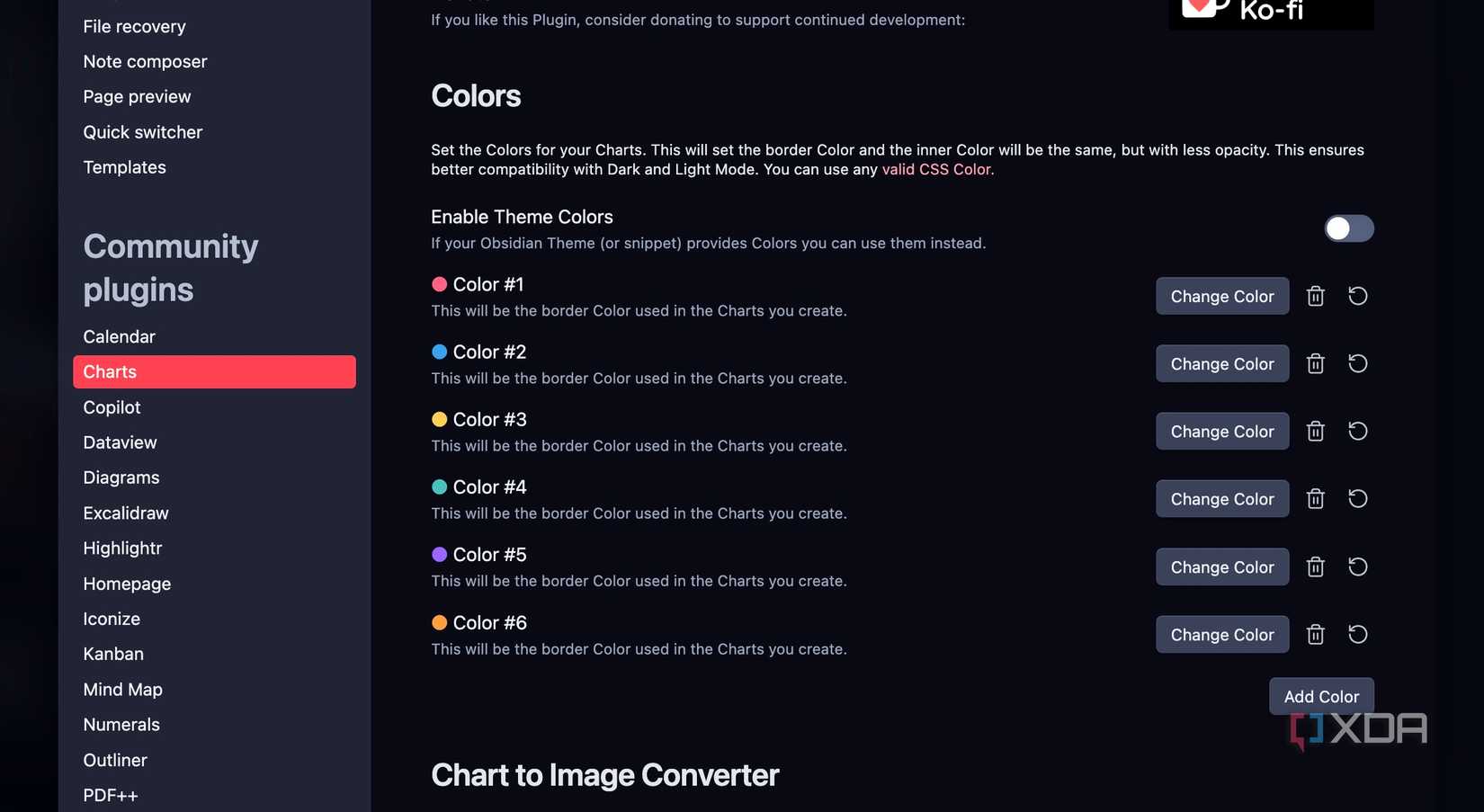 Here's how I insert interactive charts in my Obsidian pages