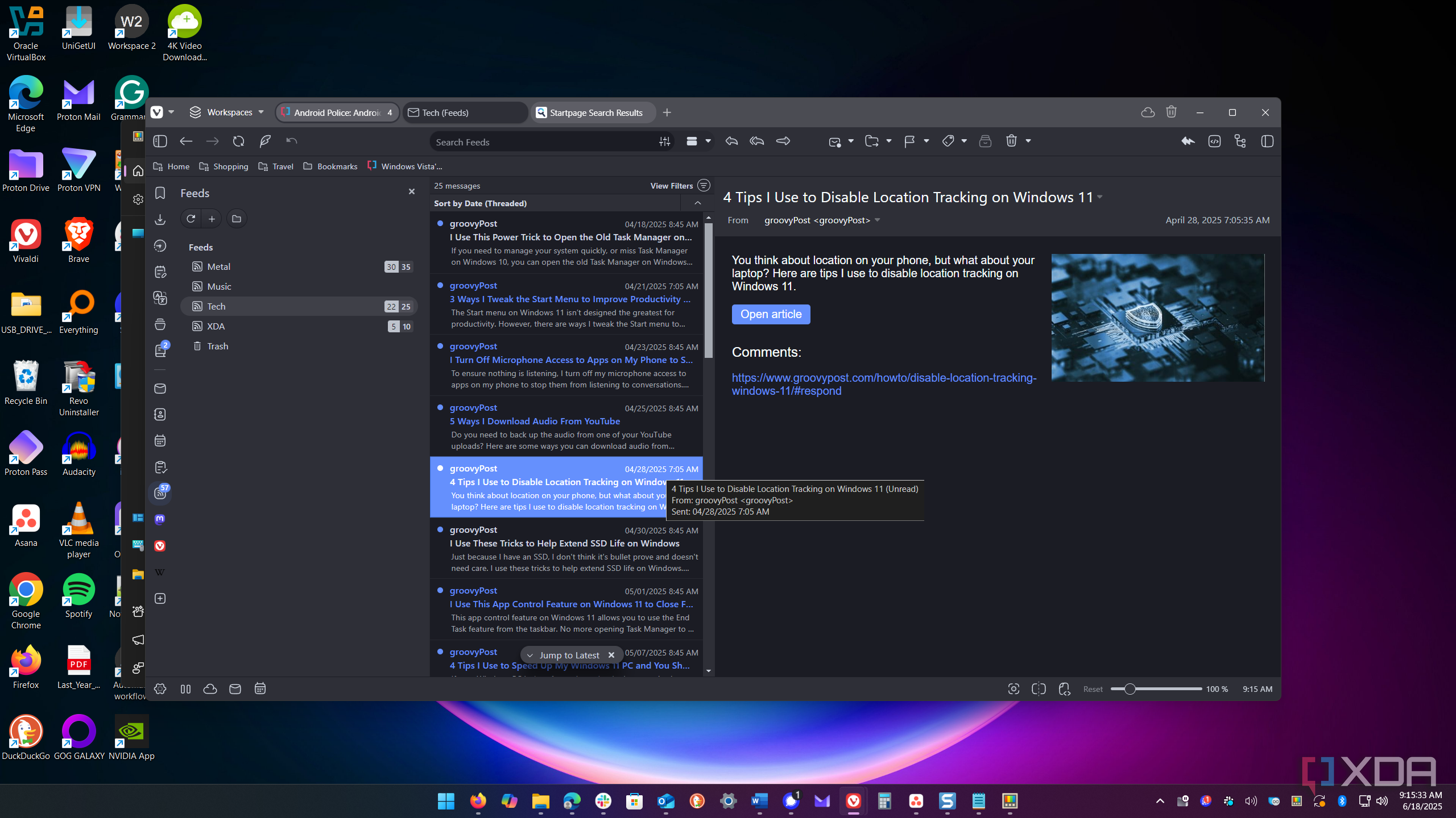 I'm using these built-in tools in Vivaldi and my productivity is ...