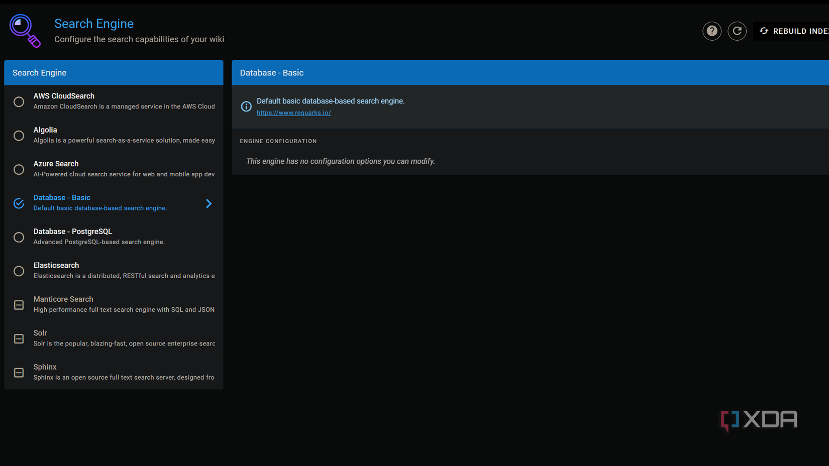 I self-hosted a personal wiki with Markdown and search support