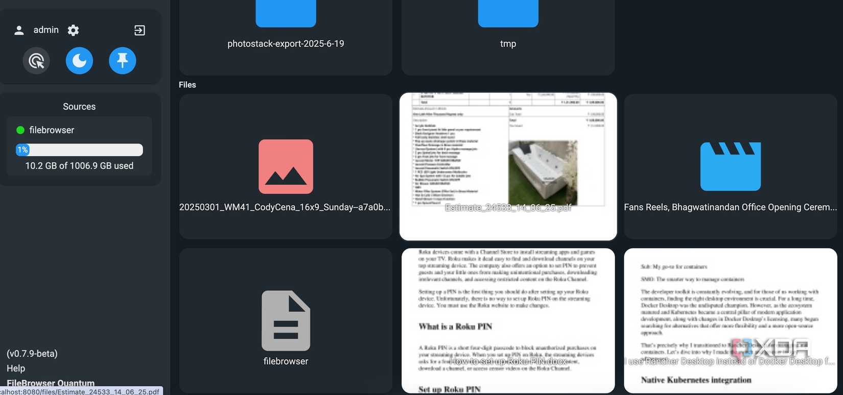 I self-hosted a free and open-source web-based file browser, and it's ...