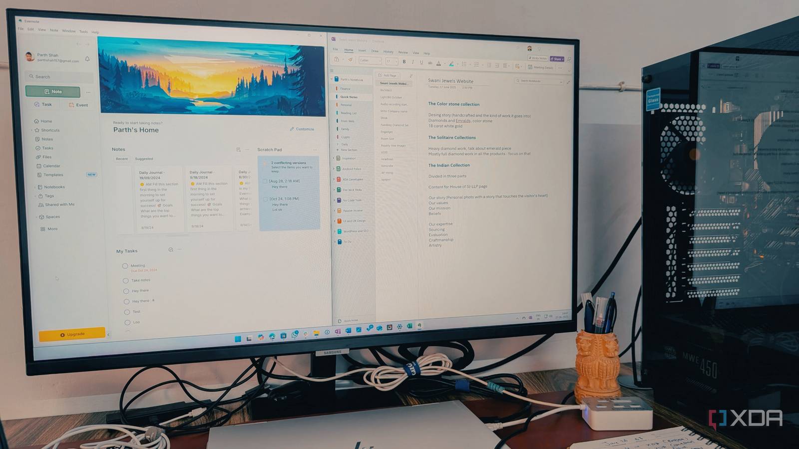 I tried OneNote and Evernote side-by-side for a month and here's my verdict