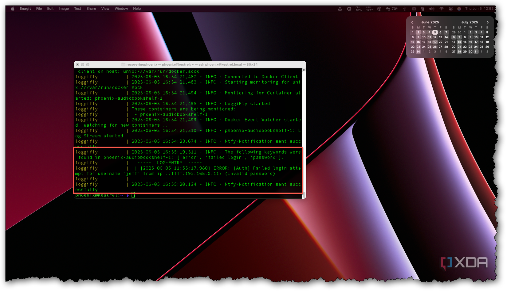 This advanced notification tool can read the logs of your self-hosted services for custom alerts
