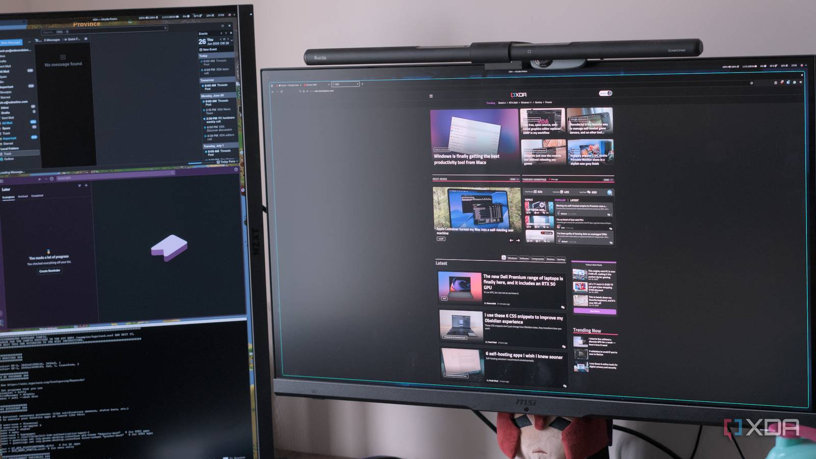 I've finally tried a vertical monitor setup and I'm blown away