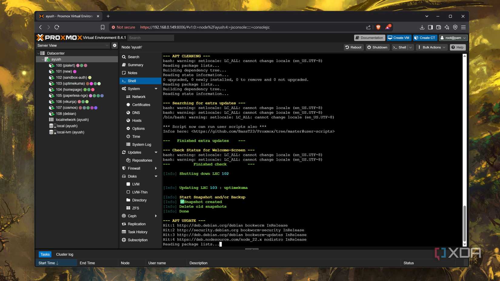 This Proxmox Script Makes Updating My Vms And Lxcs So Much Easier