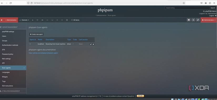 phpIPAM is the best way to track your self-hosted services, and I love it