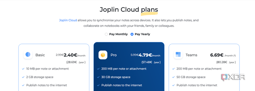 I used to love Joplin, but it just doesn’t compare to its competitors