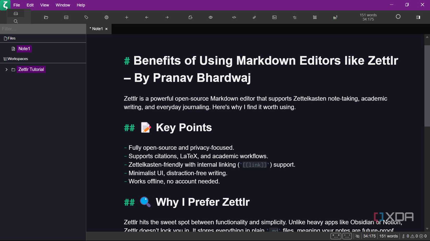 I discovered this markdown editor by accident — now it’s my daily notes app