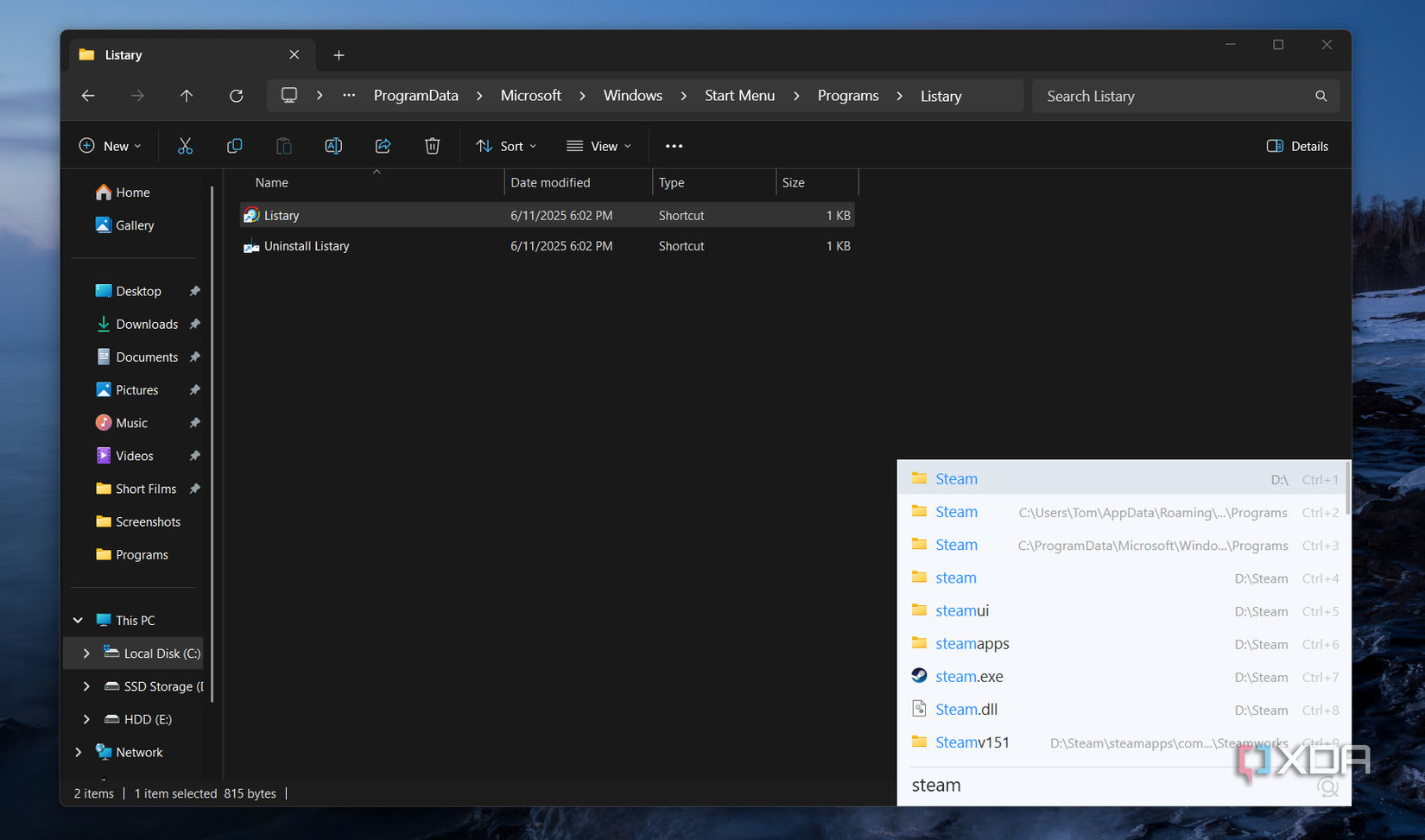 Listary is the Flow Launcher alternative I've needed for months