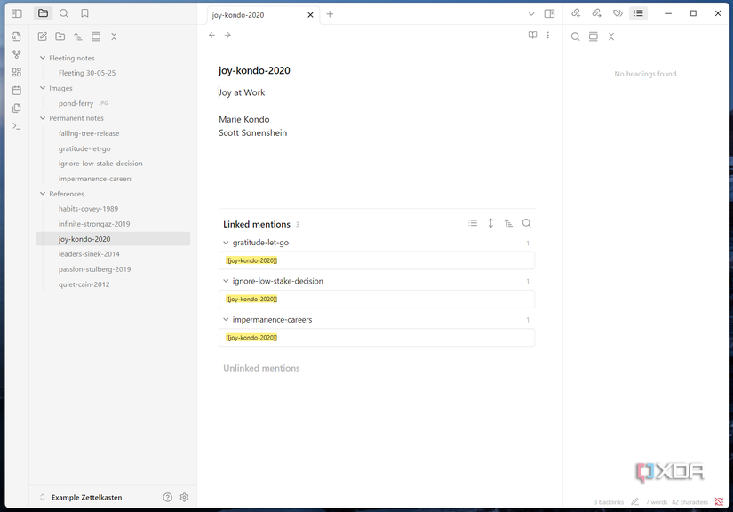 I built my own Zettlekasten in Obsidian, and it changed my note-taking ...