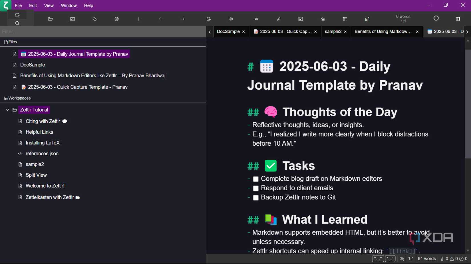 I discovered this markdown editor by accident — now it’s my daily notes app