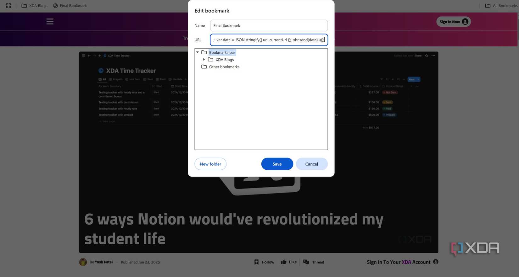 I combined Notion with n8n to automate bookmarking, and it was super-easy