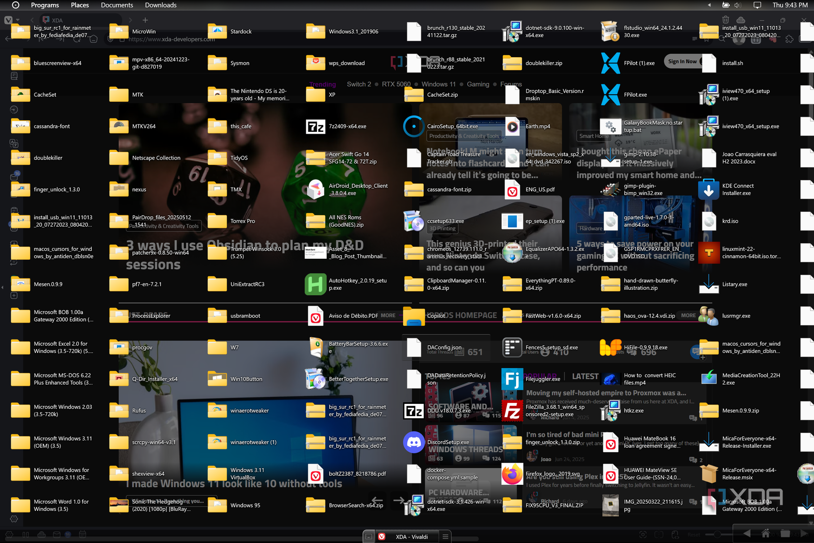 I replaced my Windows desktop with this custom shell, and I actually ...