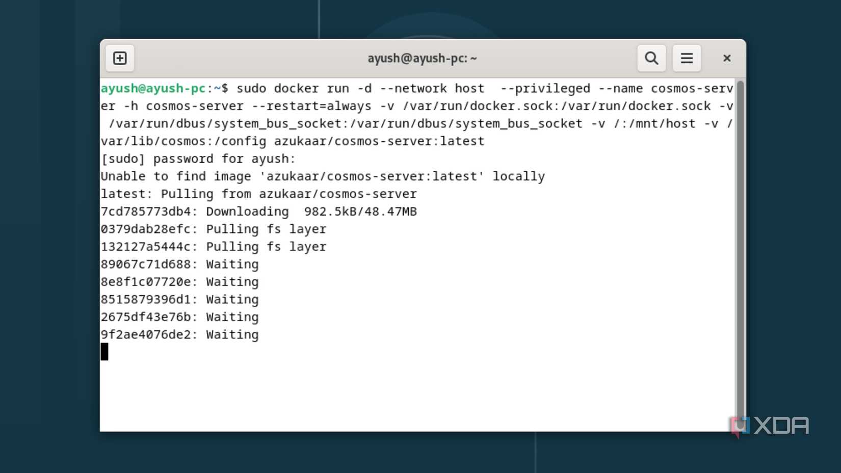 I started using Cosmos as my container-hosting platform - it's better than I expected