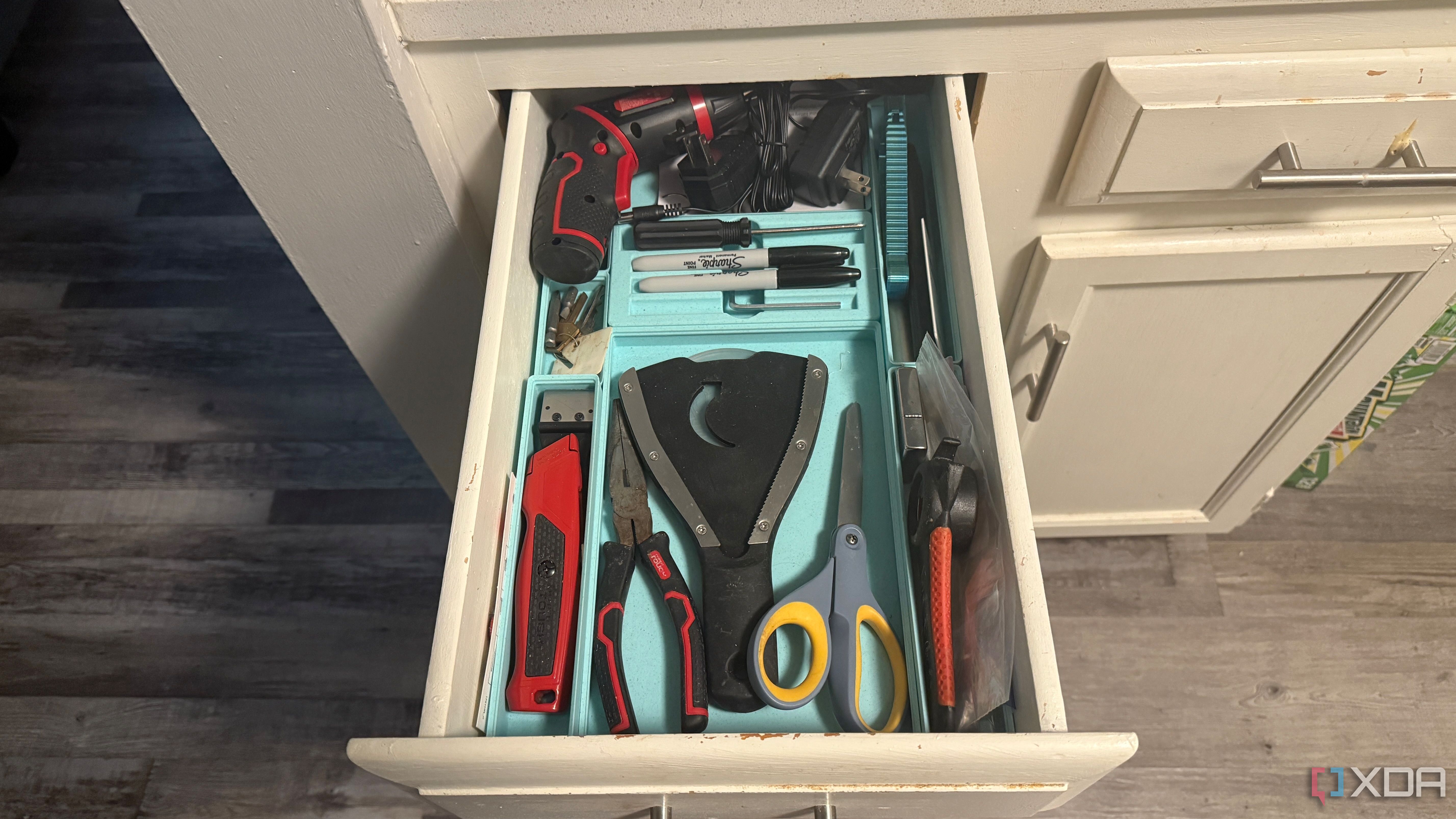 This $15 3D print completely organized my junk drawer