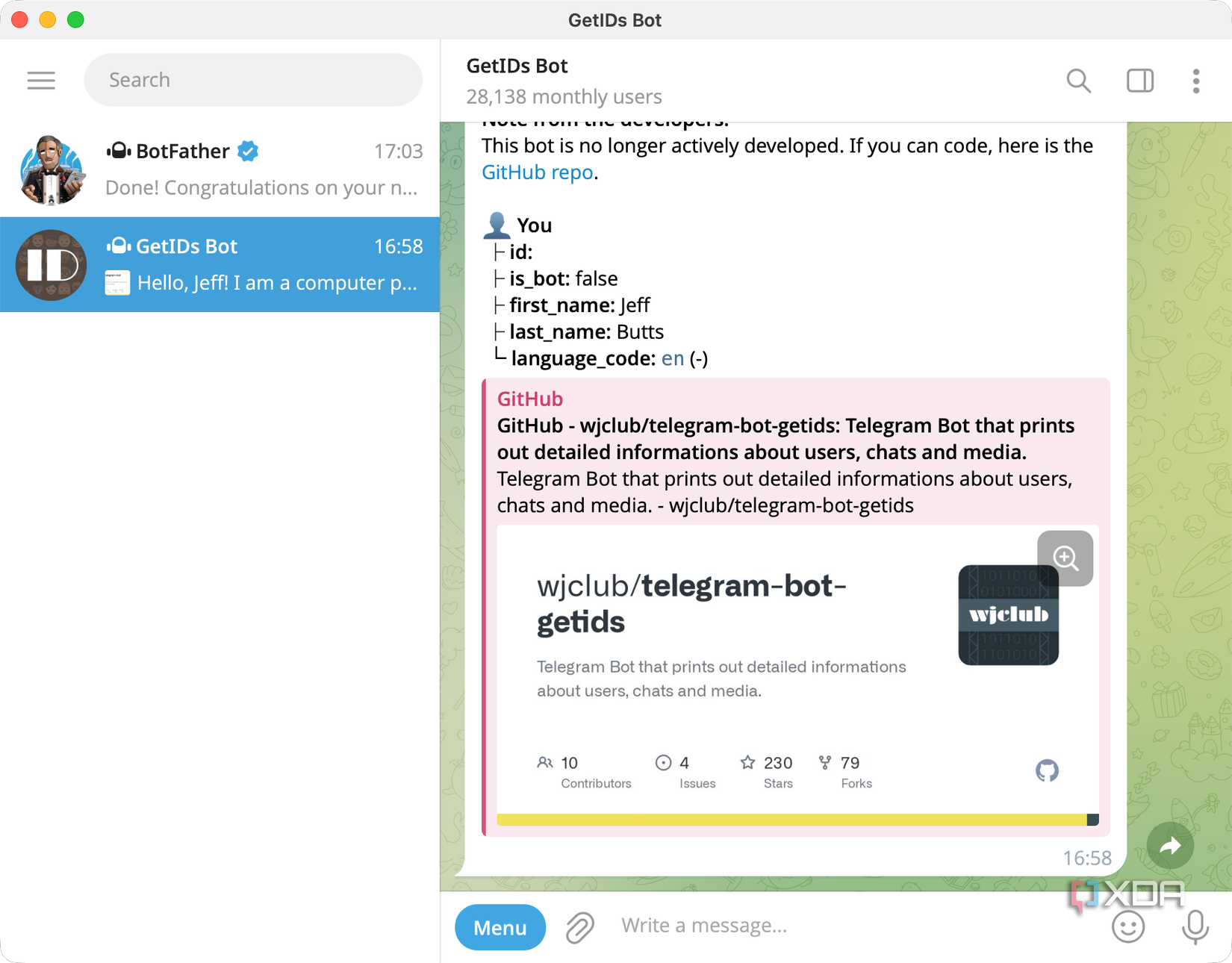 I linked up Home Assistant to a Telegram bot to automate my ...