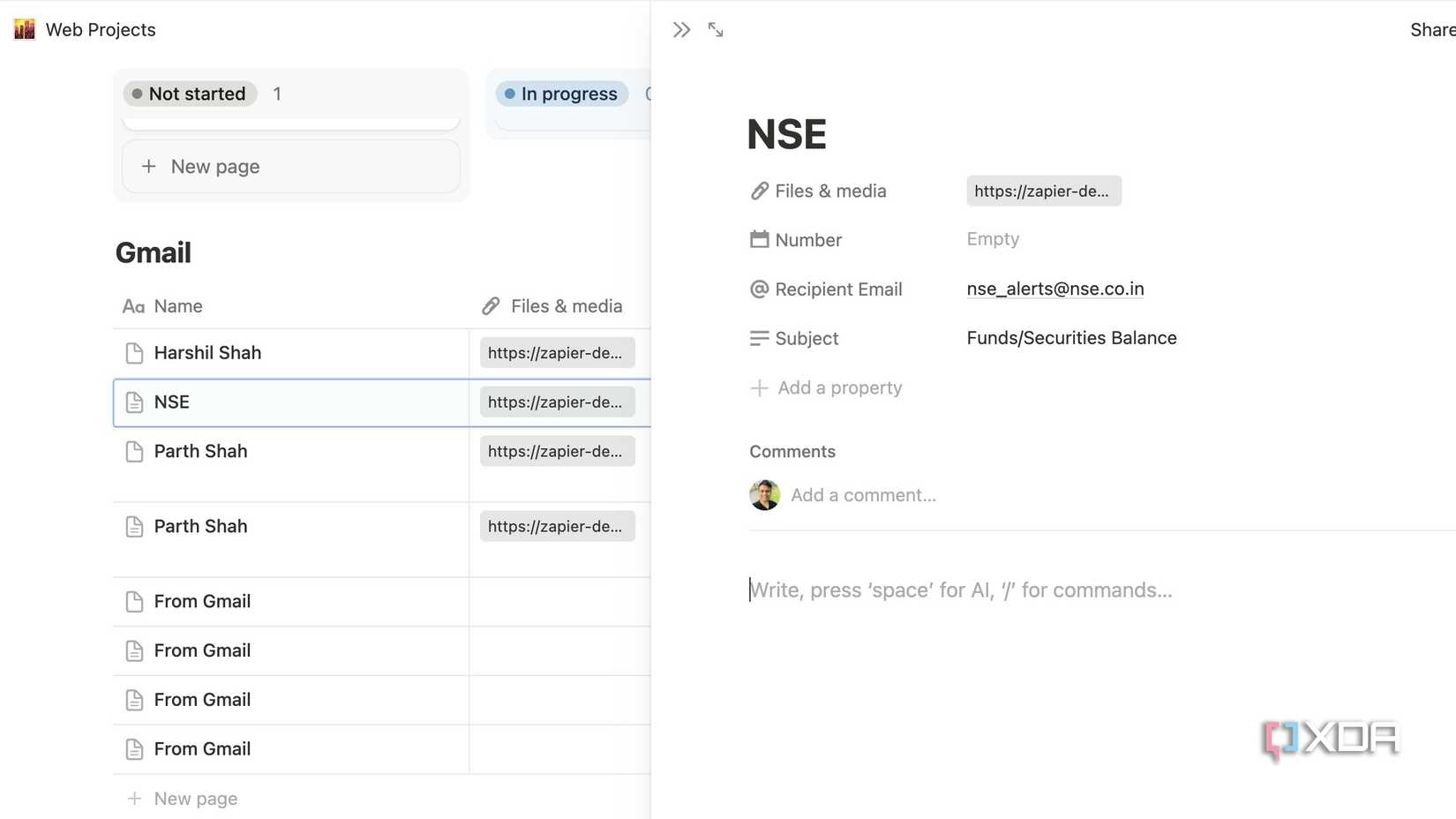 I automatically turn my email receipts into Notion database entries and you should too
