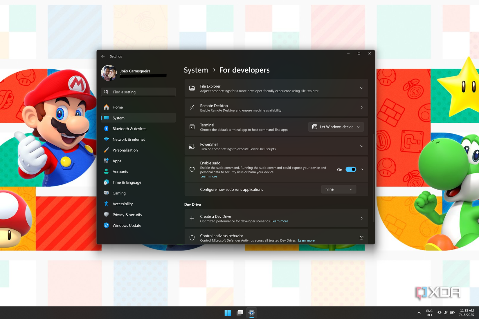 I replaced Run as administrator with Sudo for Windows, and it's so much better