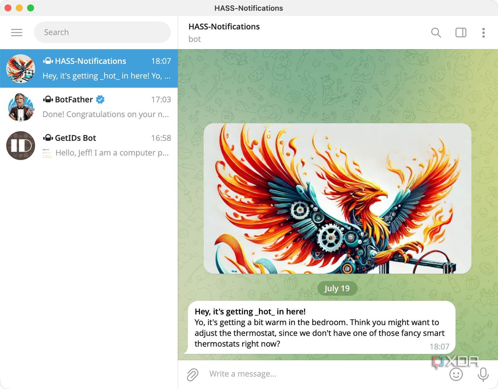 I linked up Home Assistant to a Telegram bot to automate my notifications, here’s how