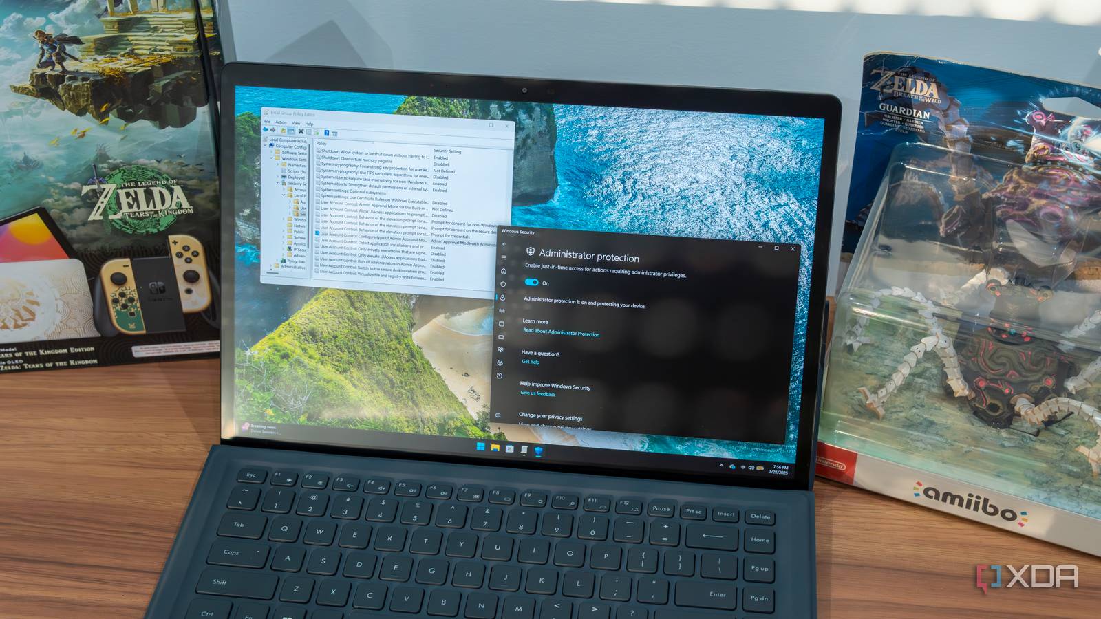 I replaced the old UAC with the new Windows Administrator Protection ...