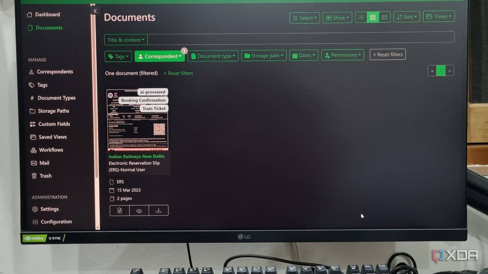 Paperless-ngx paired with a local LLM has made managing my documents so ...