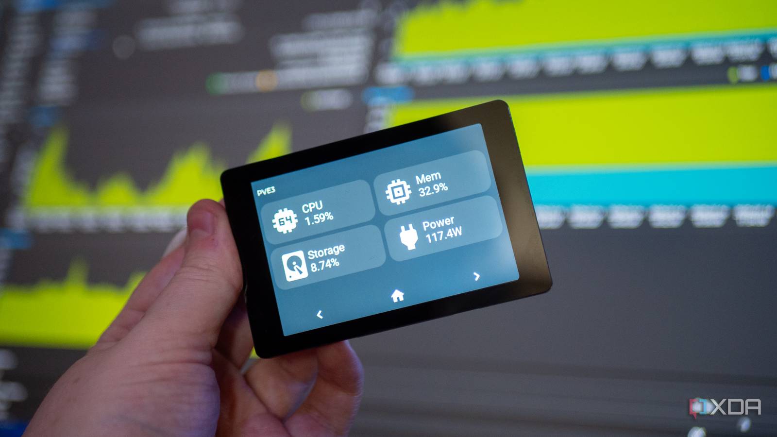 I use this ESP32-powered display to monitor my NAS, here's how it works
