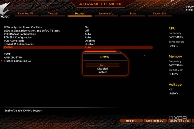 6 BIOS features that are a must for virtualization