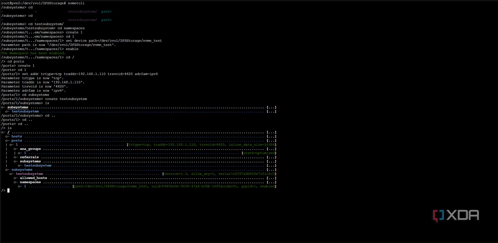 I used NVMe-over-TCP to transfer files, and it's really fast... though most people probably don ...