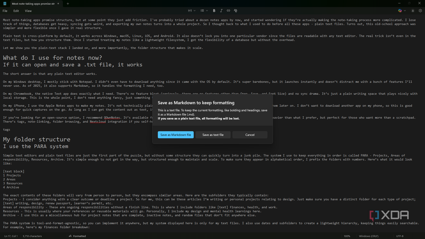 I replaced my note-taking apps with a cross-platform, easy-to-use plain ...