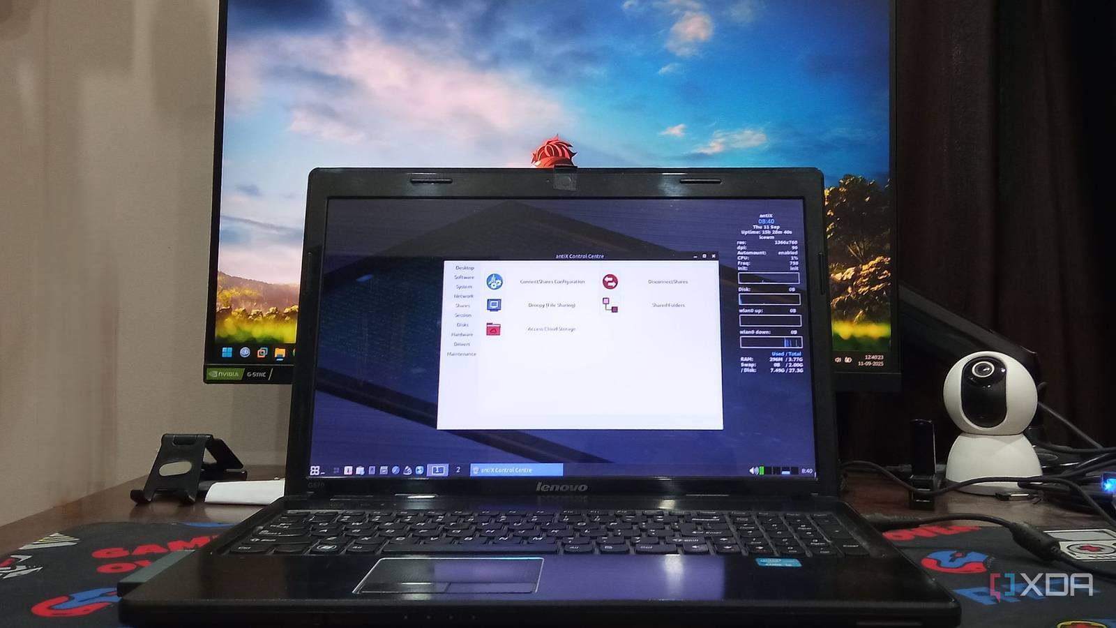 I tried using Linux's AntiX OS on my super old laptop and it works like ...