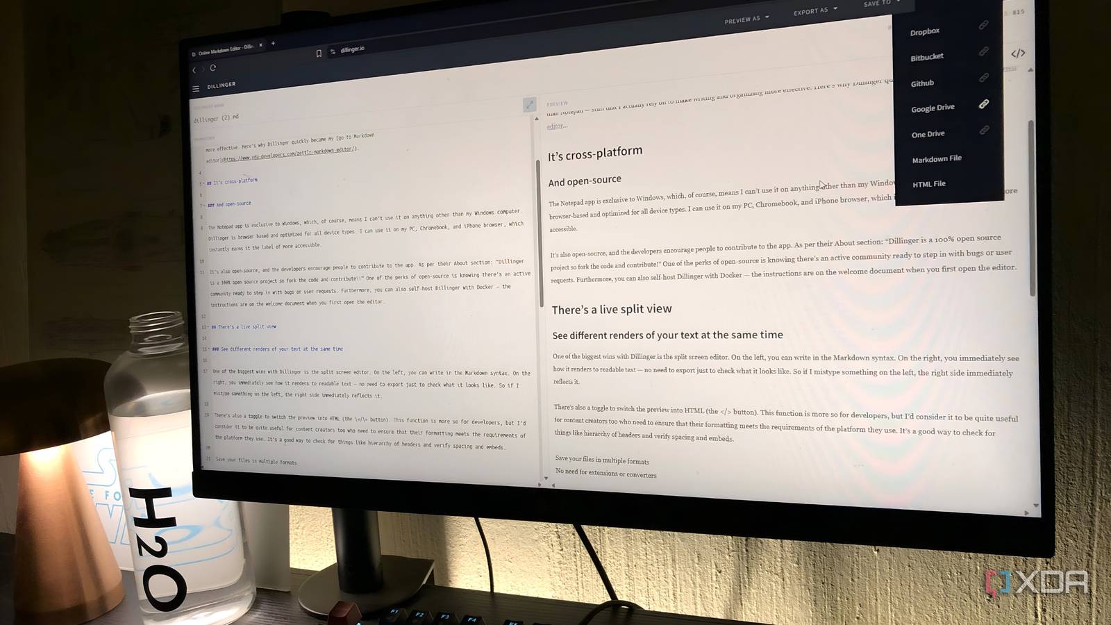 This free browser-based Markdown editor replaced Windows Notepad for me