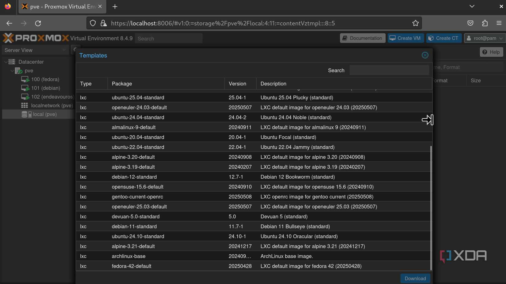 I tried running Proxmox inside a Docker container