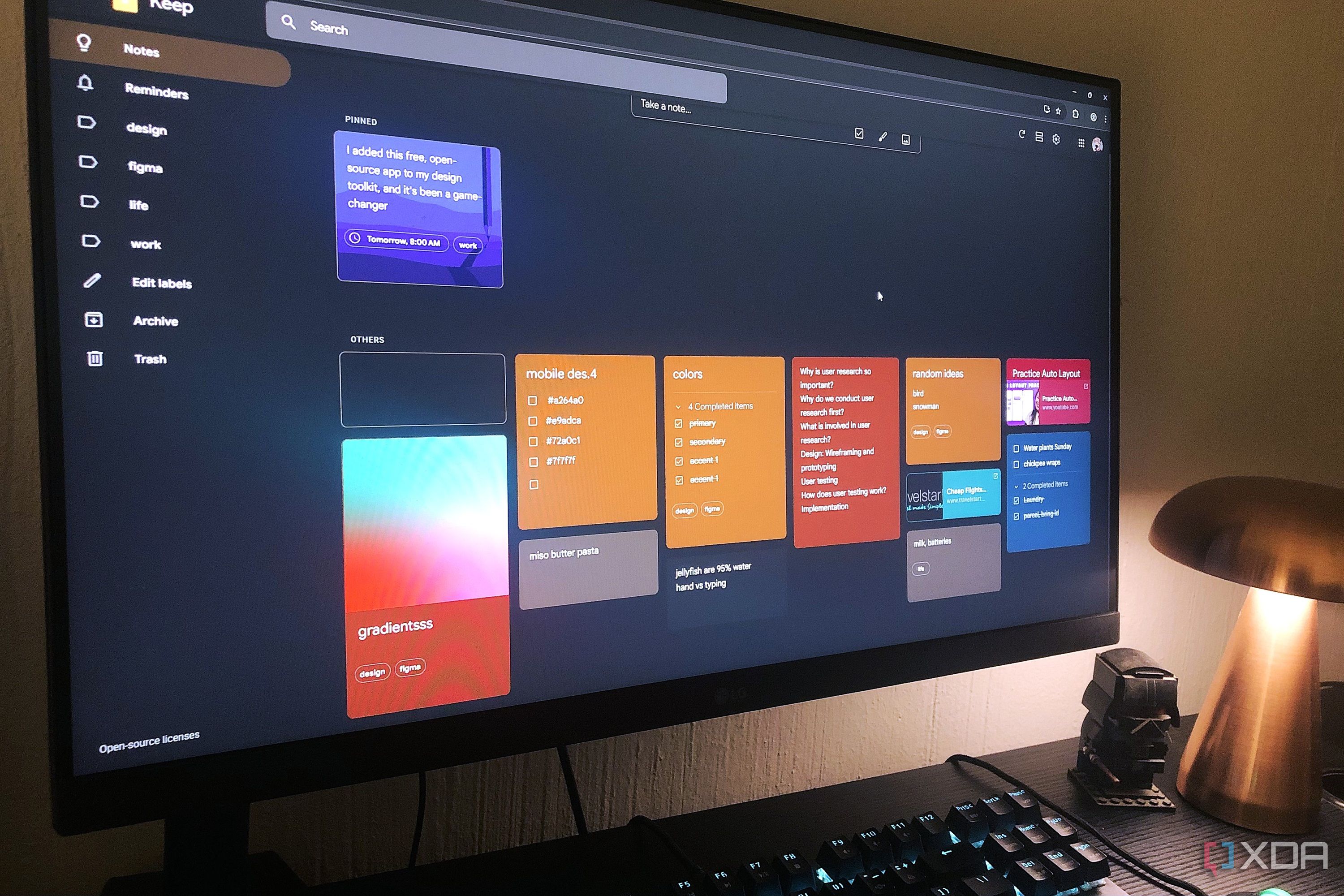 Google Keep and Figma reduce design chaos | News Minimalist