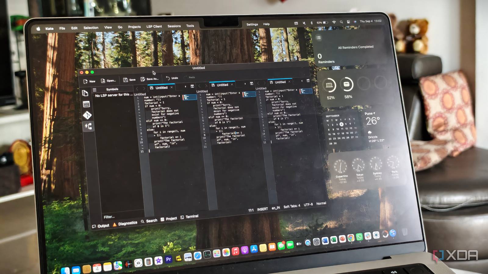 Kate is the IDE you needed to replace VS Code