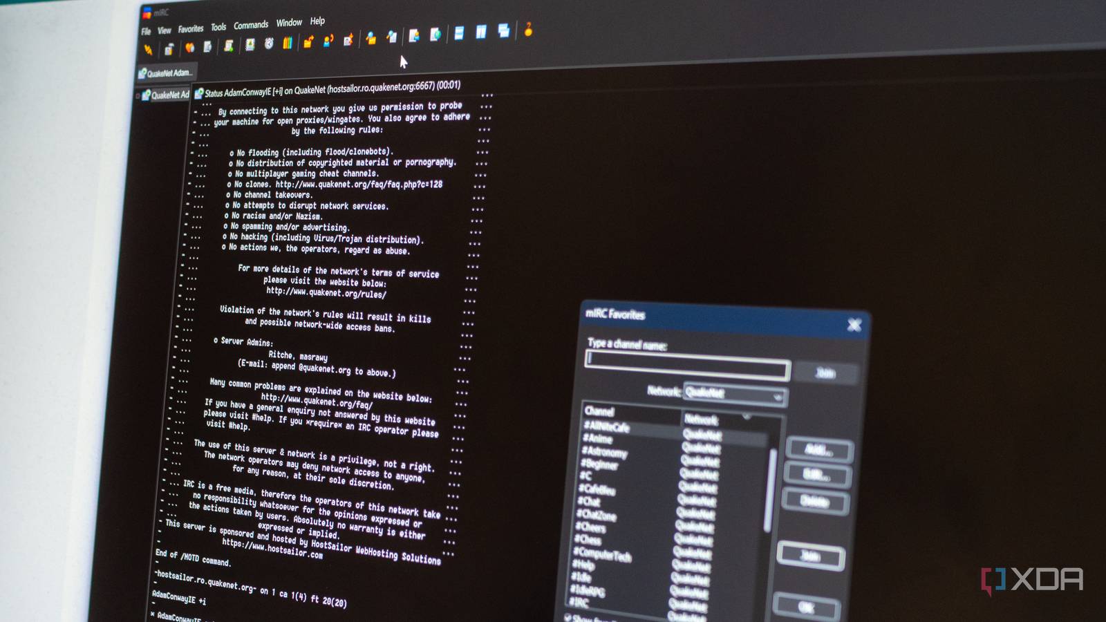 You might not know it, but IRC predates most of the internet and ...