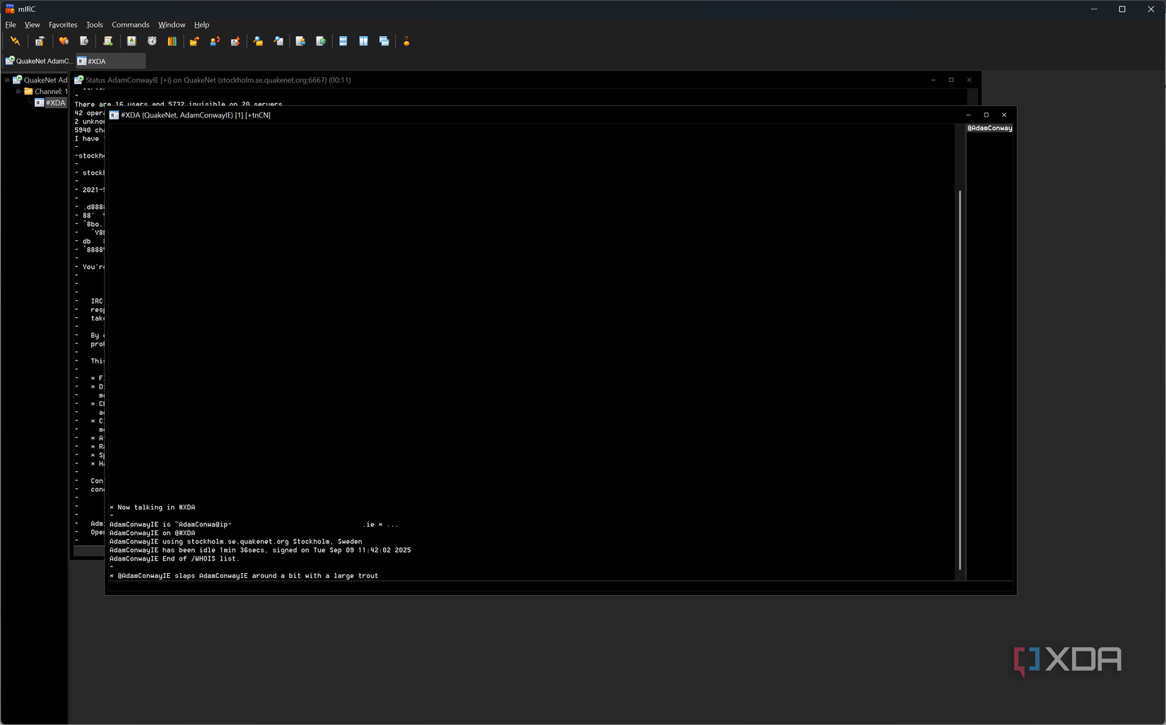 You might not know it, but IRC predates most of the internet and ...