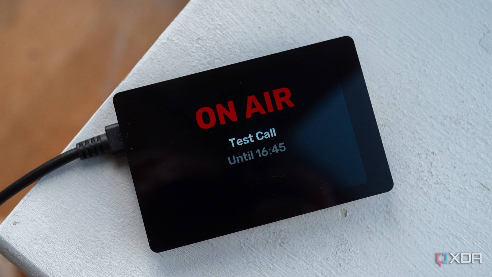 I built an "on air" display for my home office using this cheap ESP32 ...