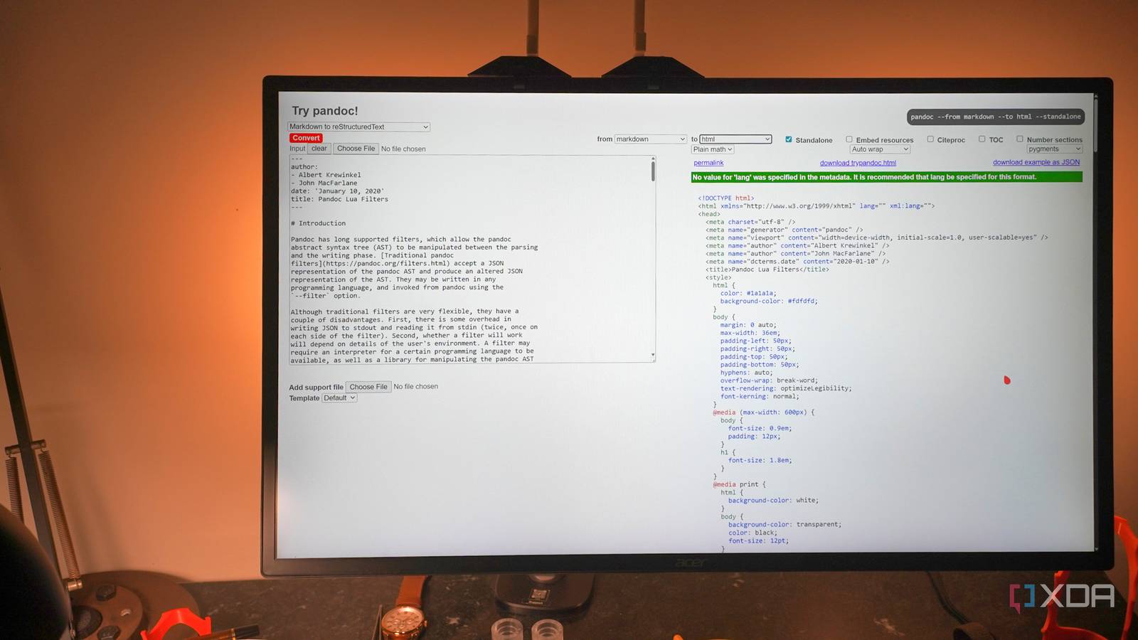 I Turned My Markdown Notes Into Polished Documents Easily With Pandoc Templates