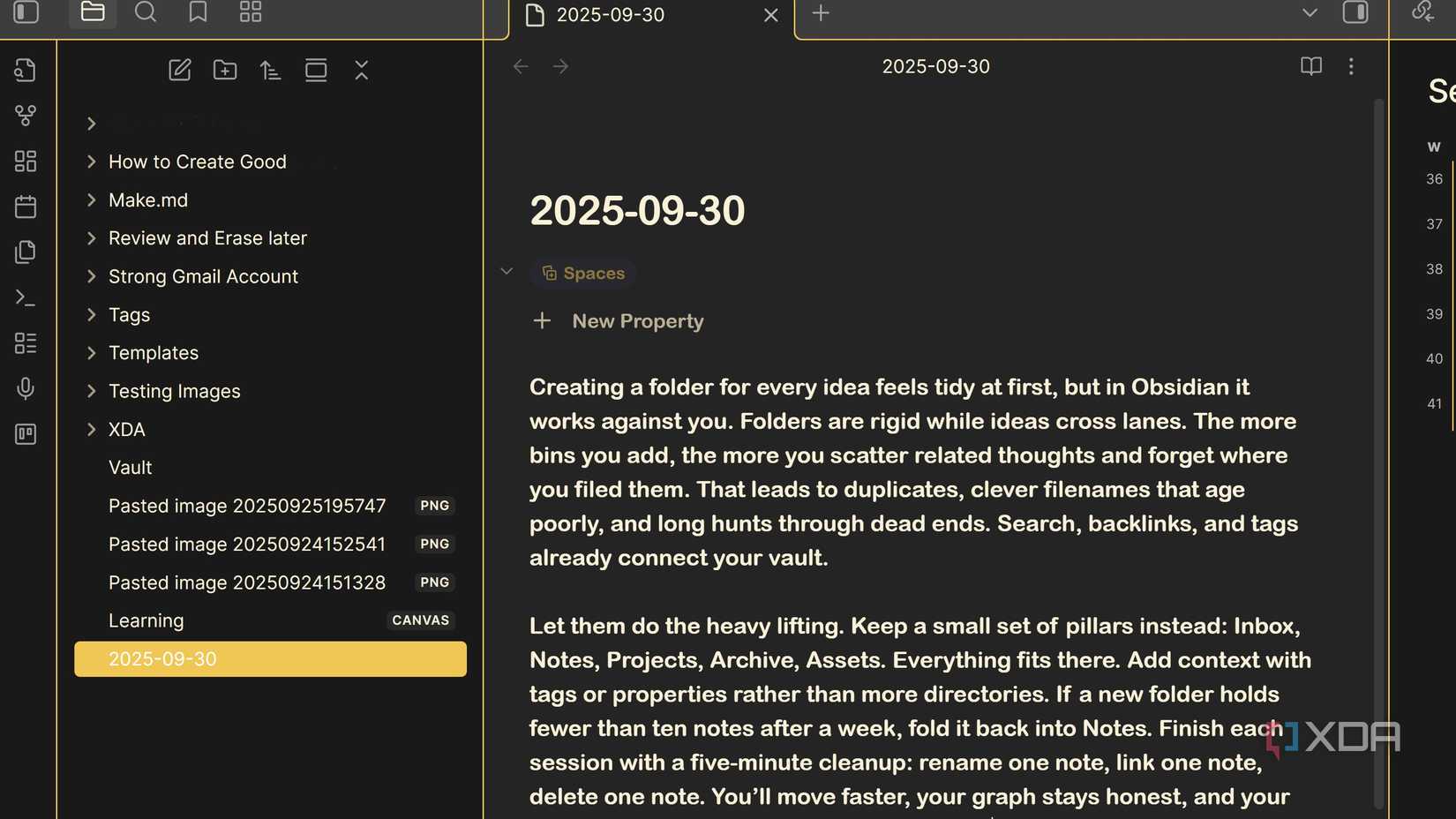 3 essential tips for setting up your first Obsidian vault