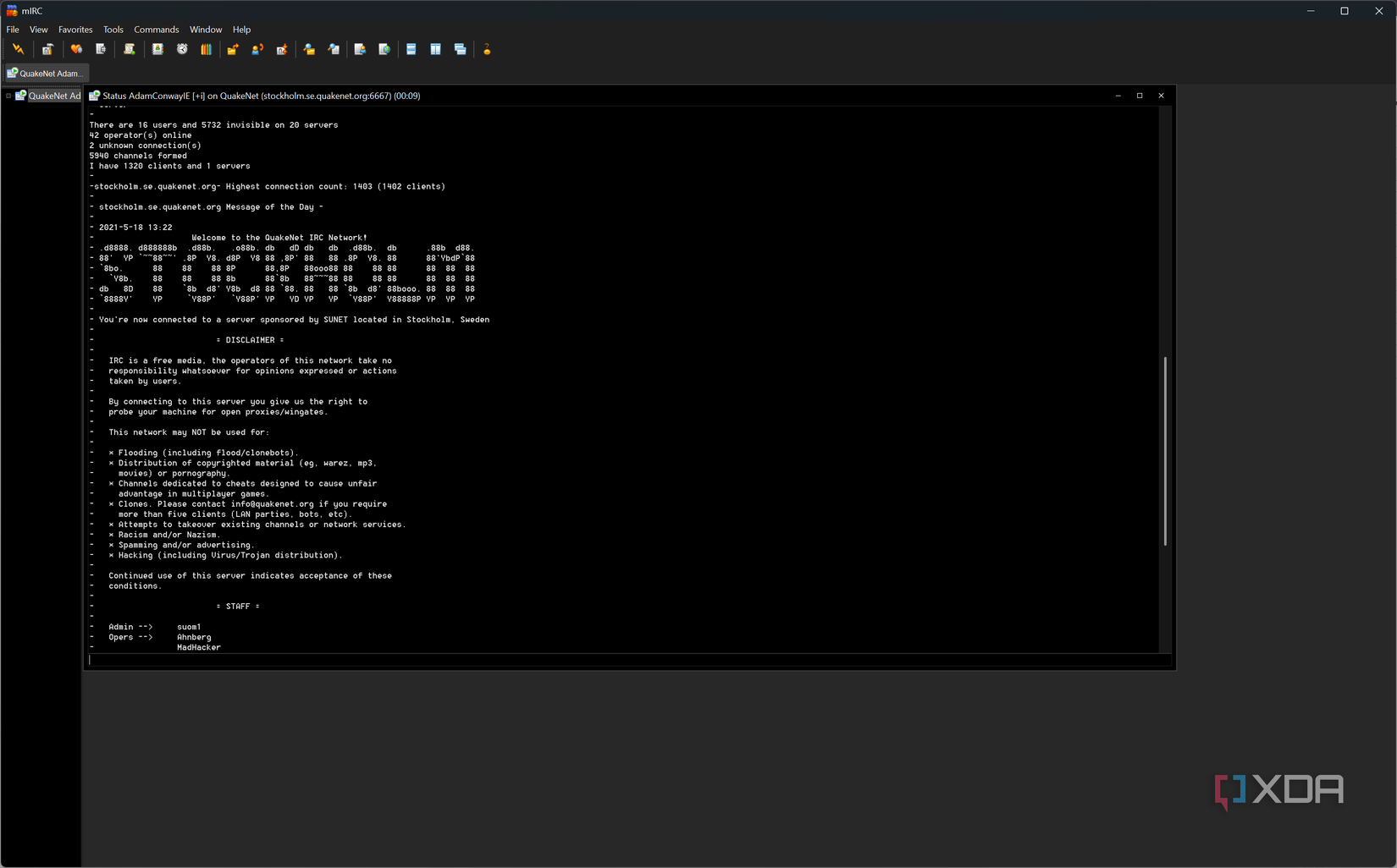 You might not know it, but IRC predates most of the internet and ...