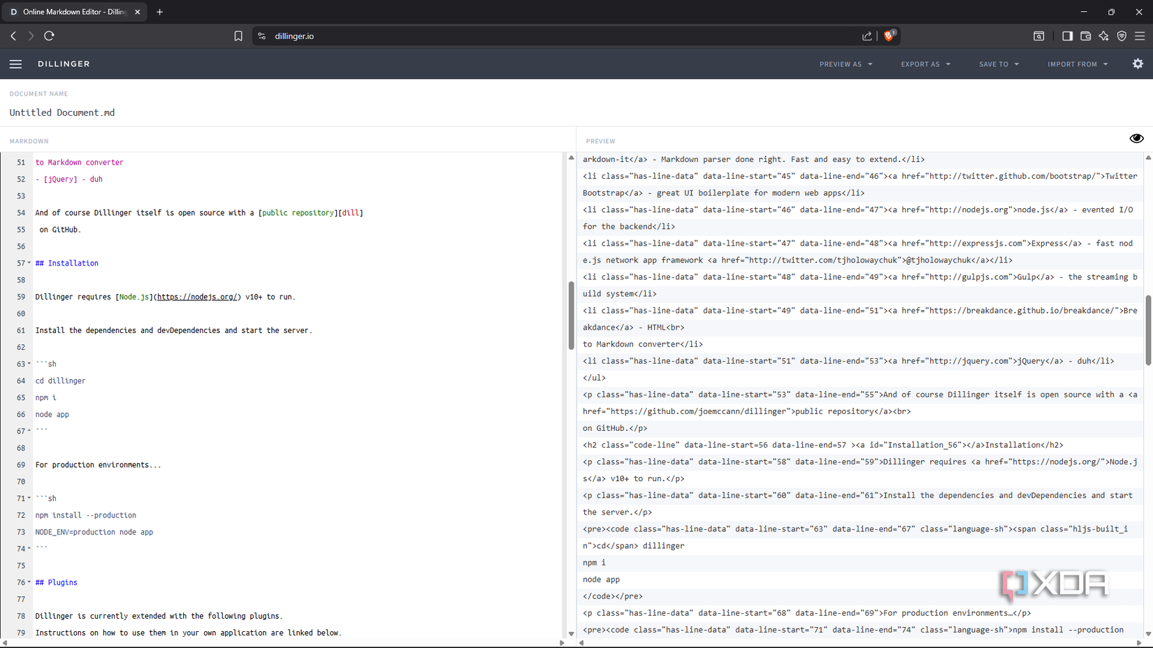 This free browser-based Markdown editor replaced Windows Notepad for me