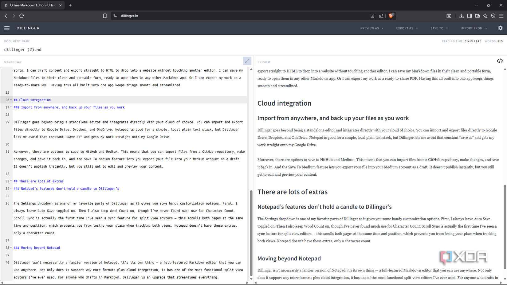 Markdown is the universal language of my productivity system