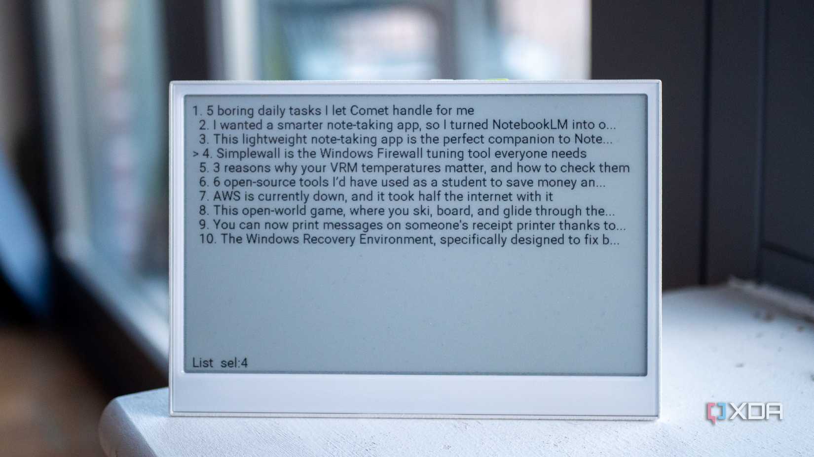 I built my own basic Kindle with Home Assistant and this 7-inch ePaper ...