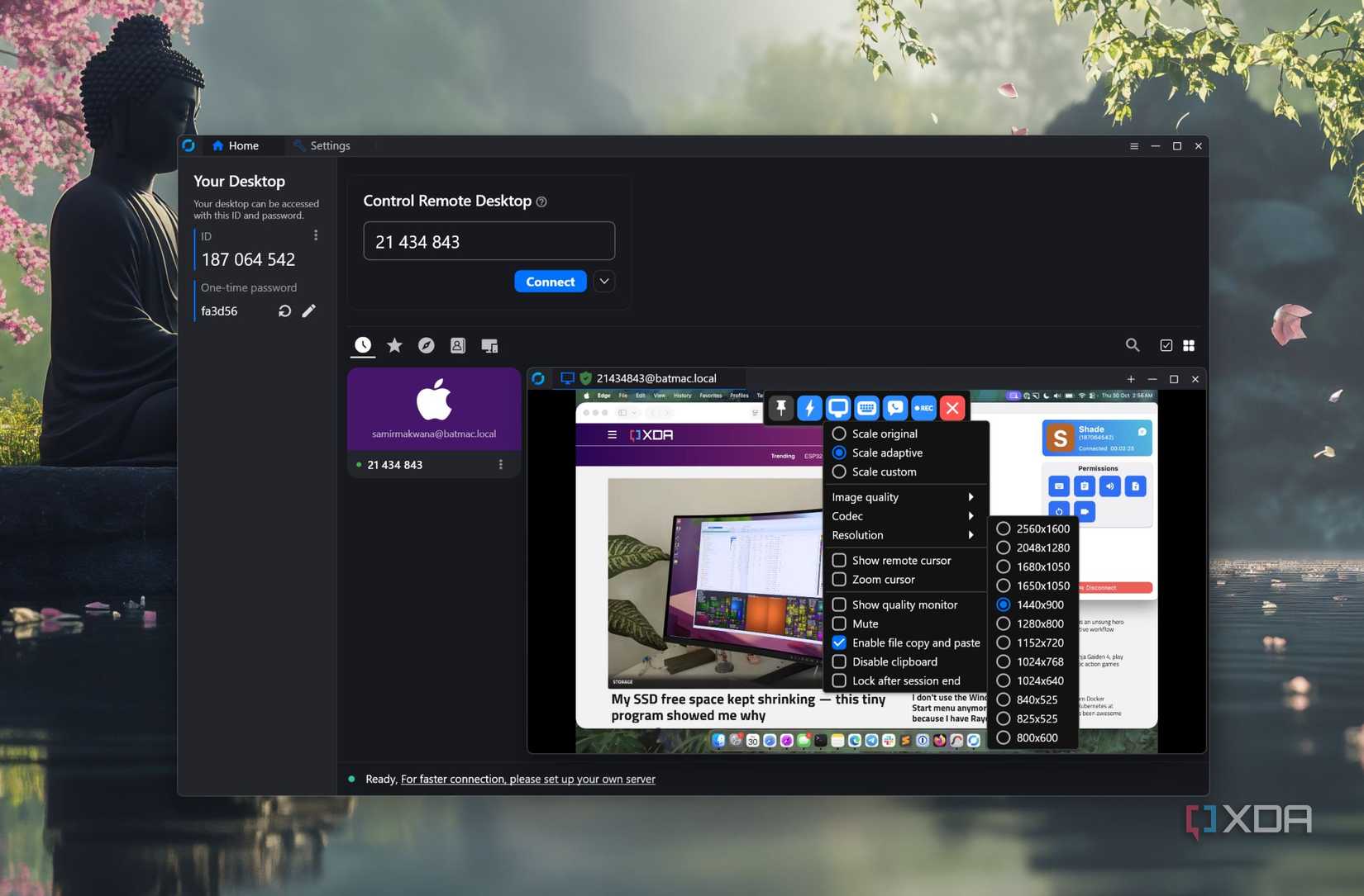 This remote desktop solution works better than RDP or VNC