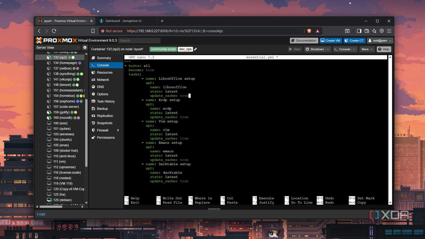 Semaphore is the perfect UI to manage your Ansible automations