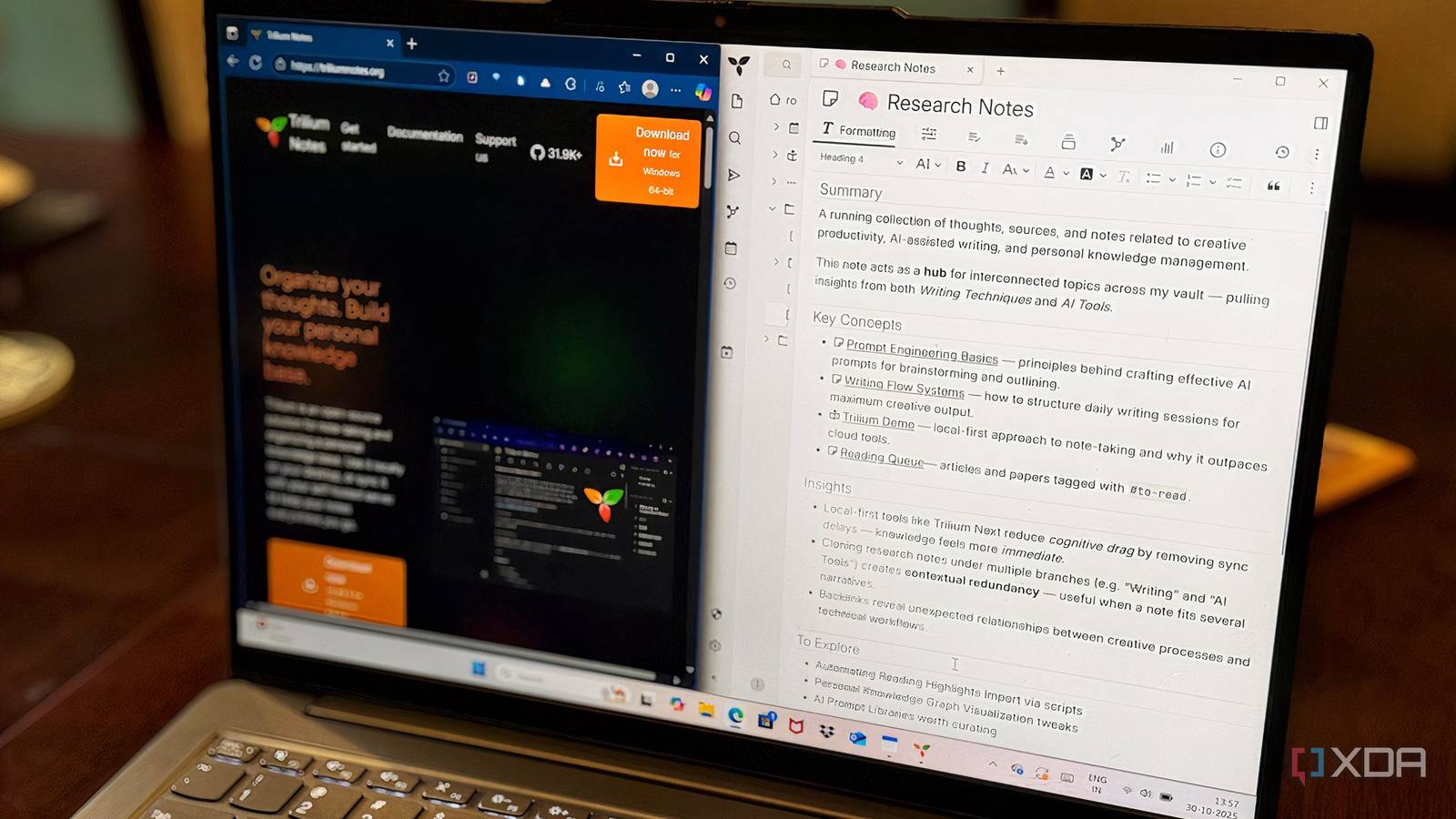 I finally replaced Notion with a self-hosted knowledge base built on Trilium Next