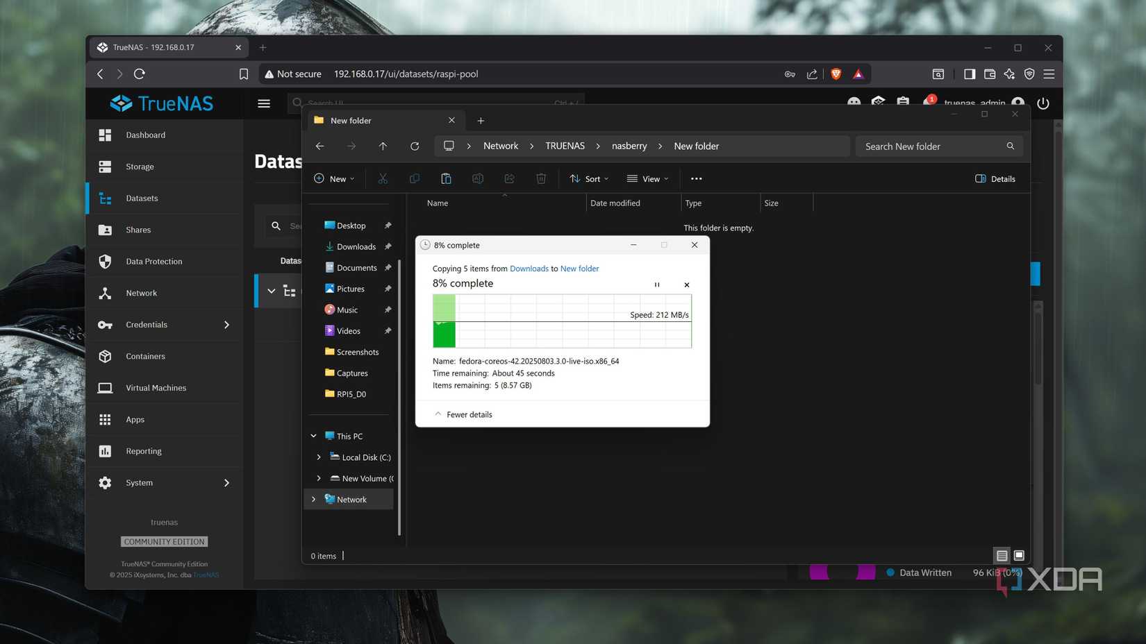 I tried running the best NAS distro on my Raspberry Pi, and it went ...