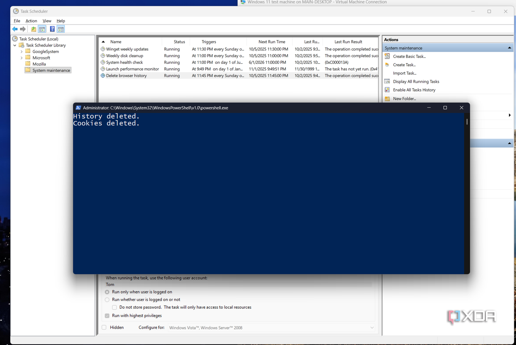 6 Task Scheduler and PowerShell automations I use that make Windows maintain itself