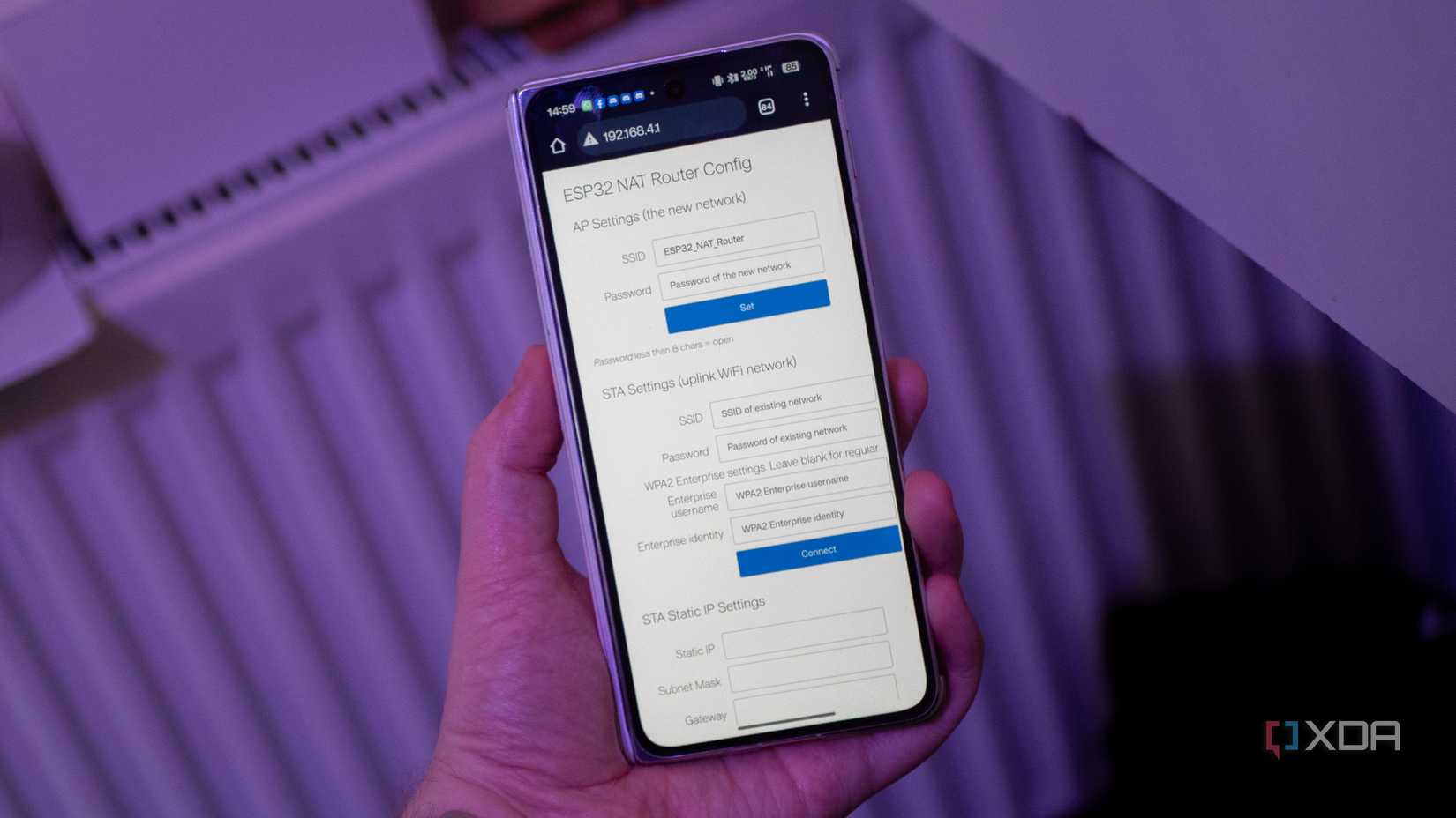 I turned my ESP32 into a basic travel router